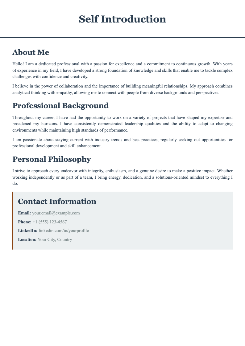 AI Formatter - Free Self Introduction Generator